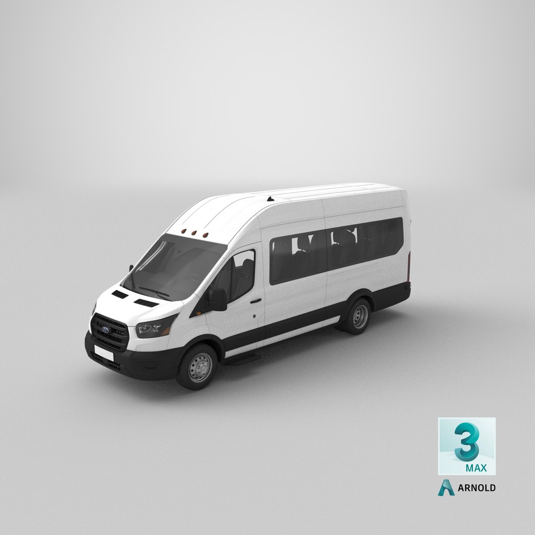 Ford Transit F350HD 2020 Bus 3D model - TurboSquid 2027538