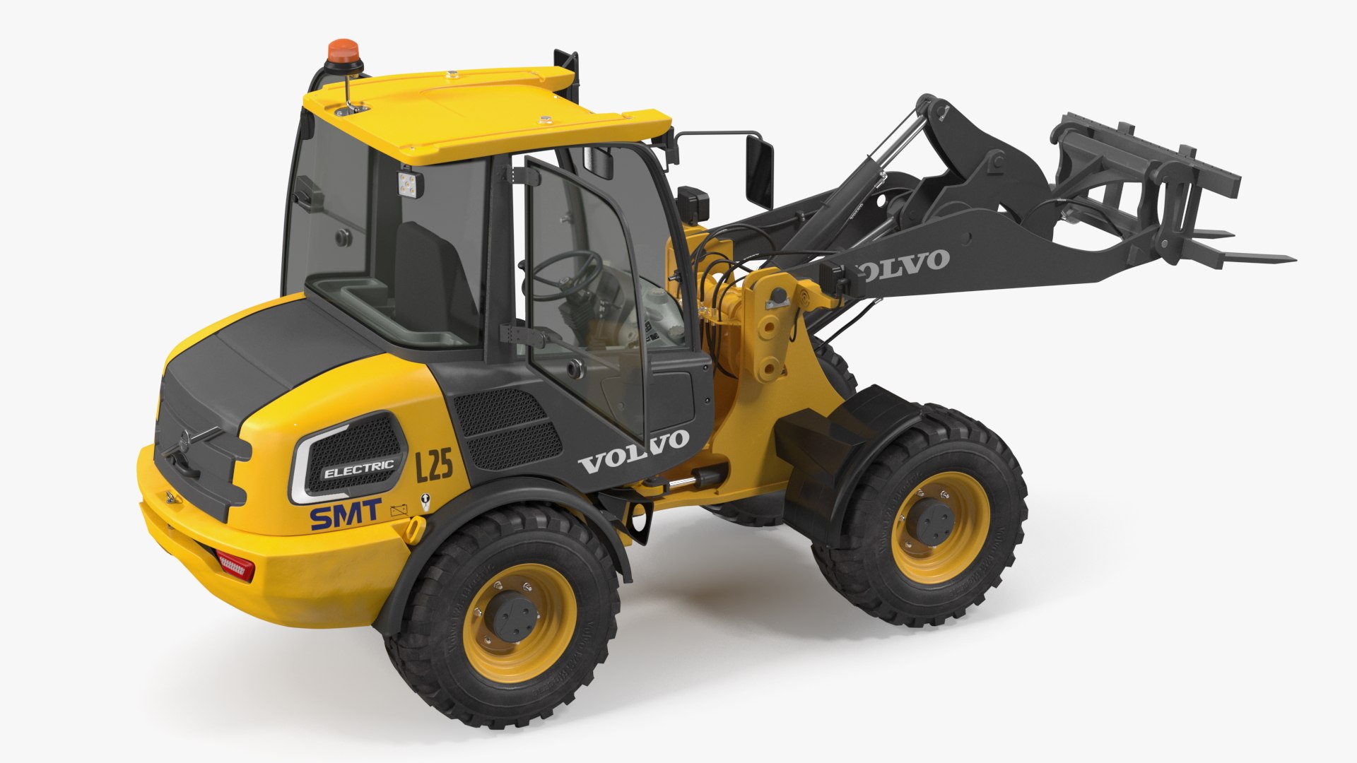 Volvo L25 Electric Loader with Pallet Fork Rigged 3D model - TurboSquid ...