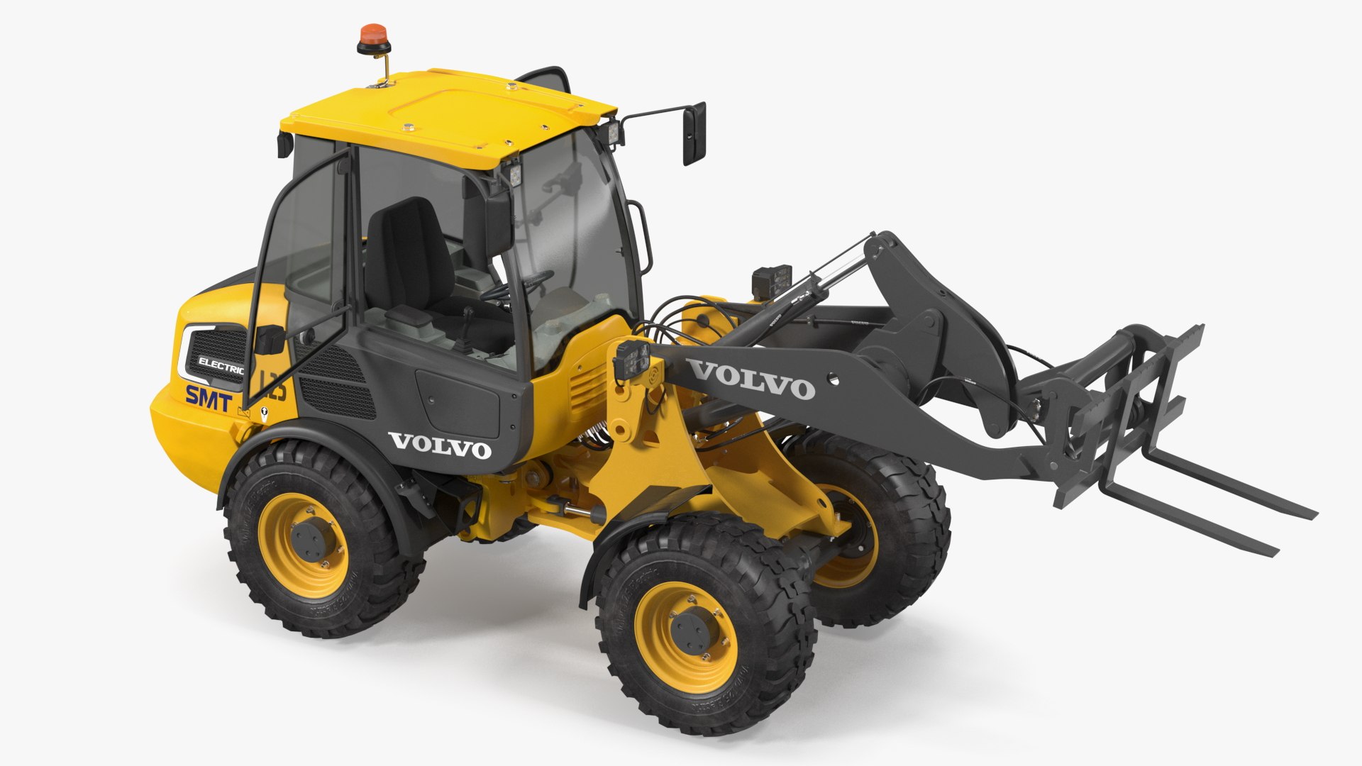 Volvo L25 Electric Loader with Pallet Fork Rigged 3D model - TurboSquid ...