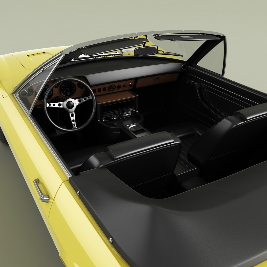 1971 Monteverdi Speed 375c 3D Model - TurboSquid 1630415