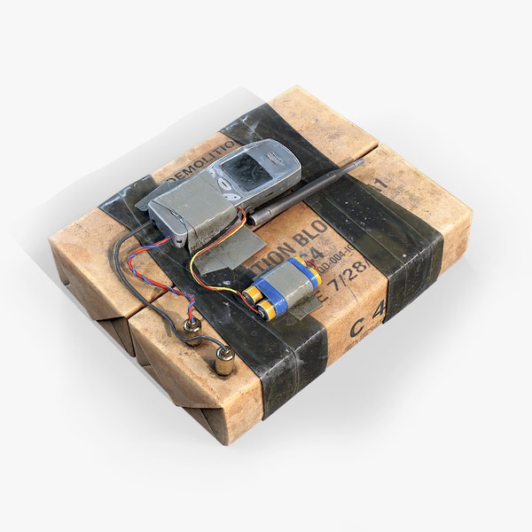 modelo 3d Bomba de plástico C4 - TurboSquid 2154293