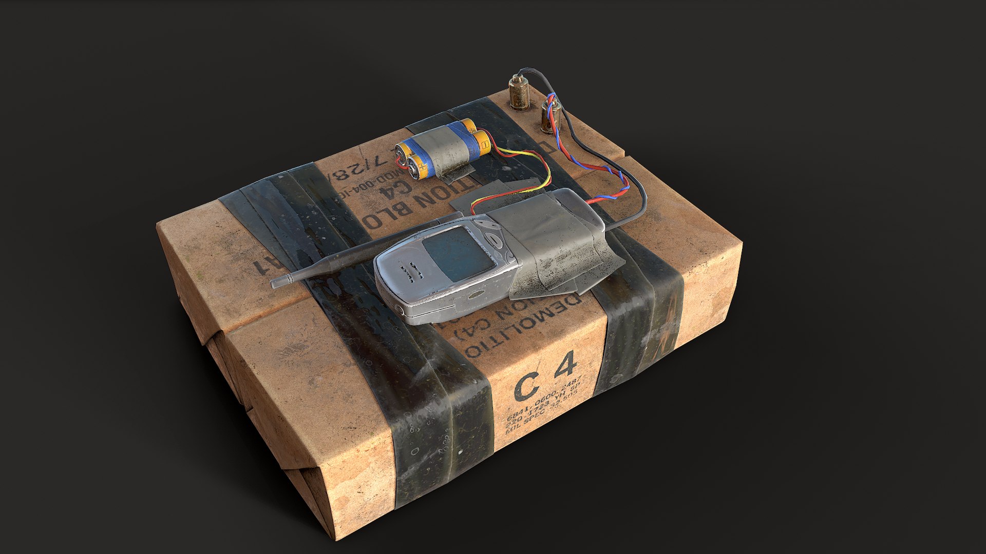 3D C4 Plastique Bomb - TurboSquid 2154293