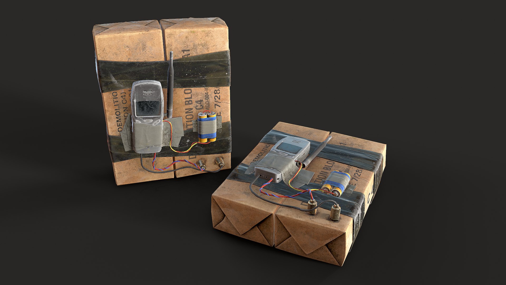 3D C4 Plastique Bomb - TurboSquid 2154293
