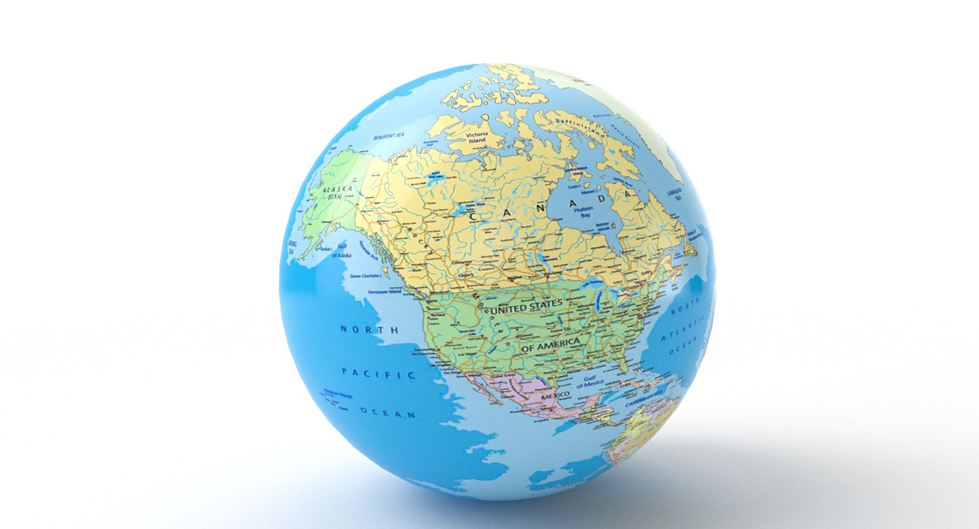 Geopolitical Globe 3D Model - TurboSquid 1426591