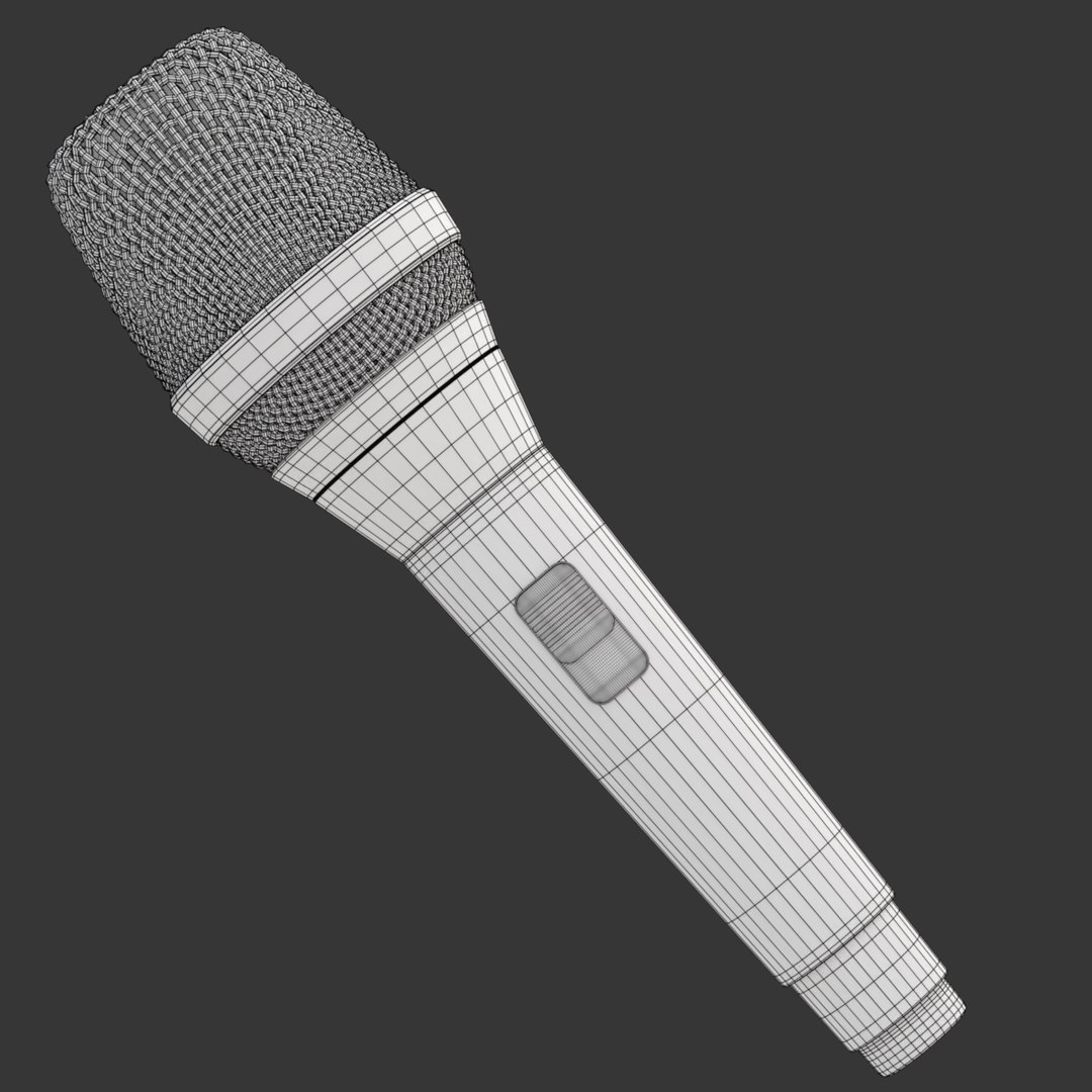 3D Microphone Mic - TurboSquid 1251925