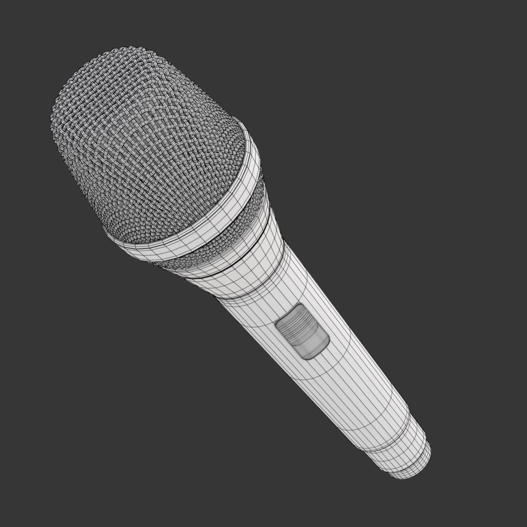 3D Microphone Mic - TurboSquid 1251925