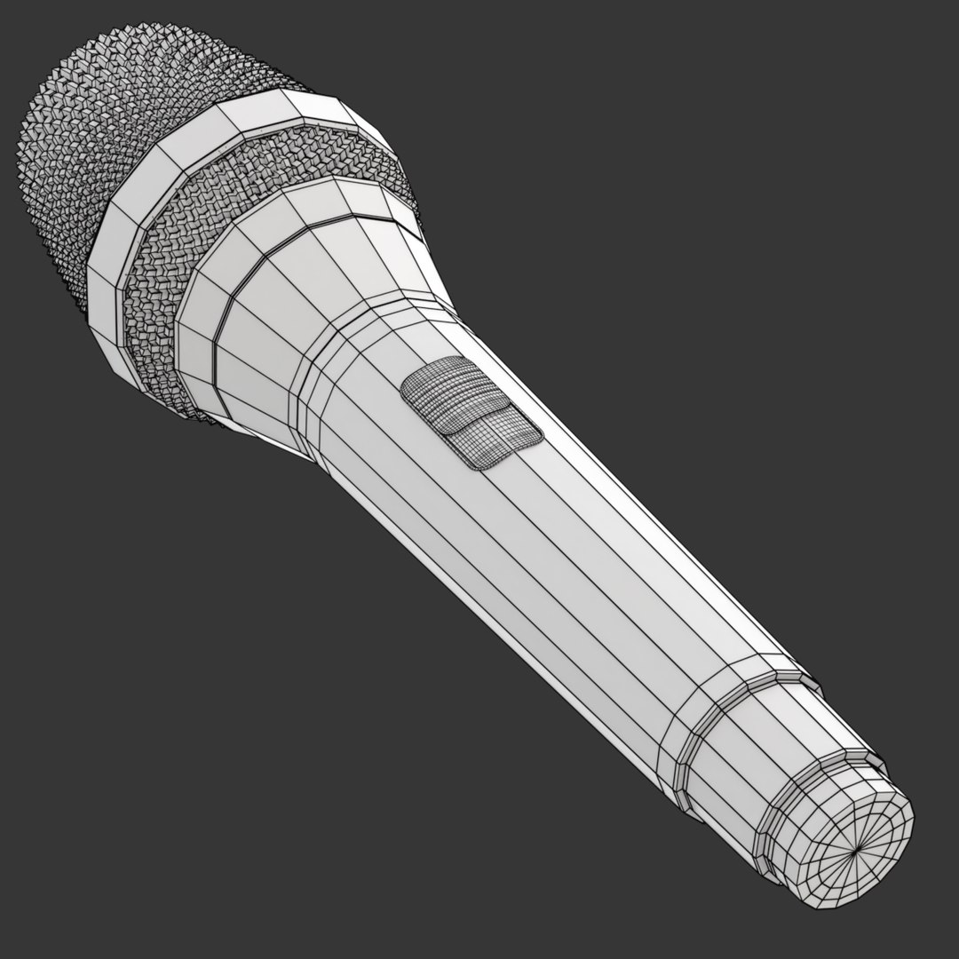 3D Microphone Mic - TurboSquid 1251925