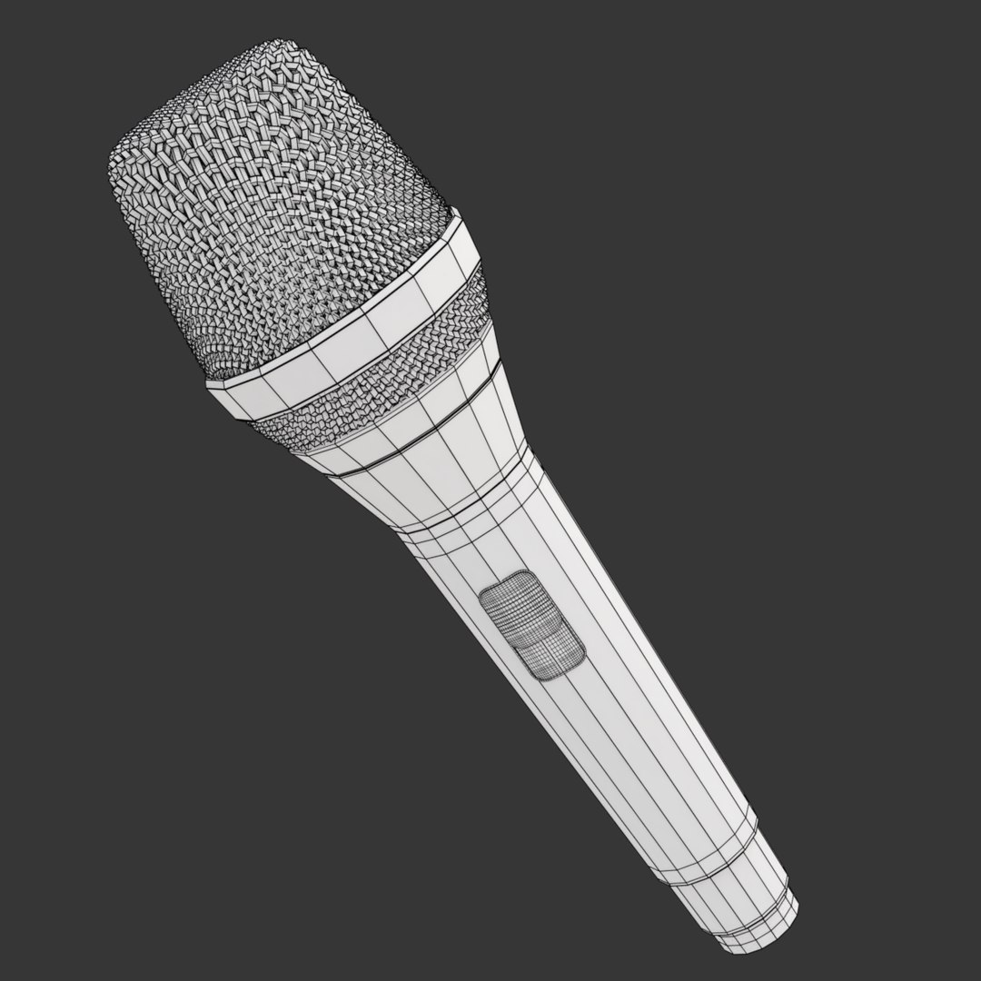 3D Microphone Mic - TurboSquid 1251925