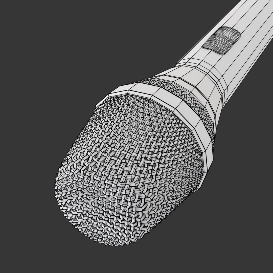 3D Microphone Mic - TurboSquid 1251925