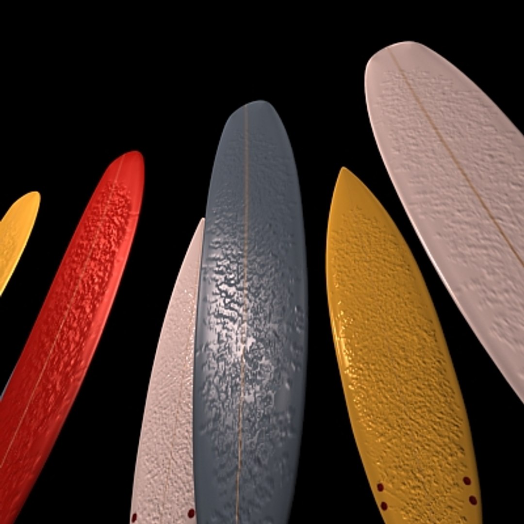 3d Model Surf Boards