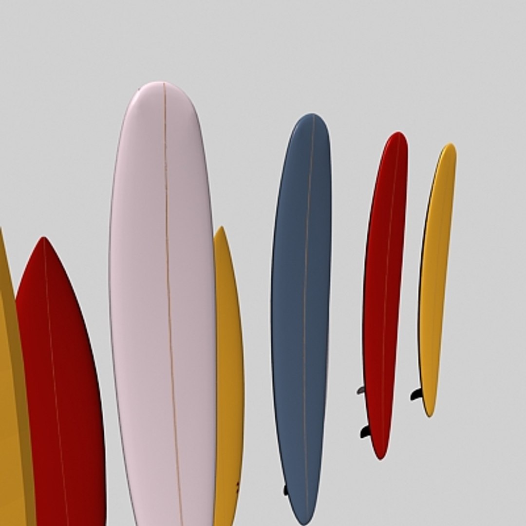 3d Model Surf Boards