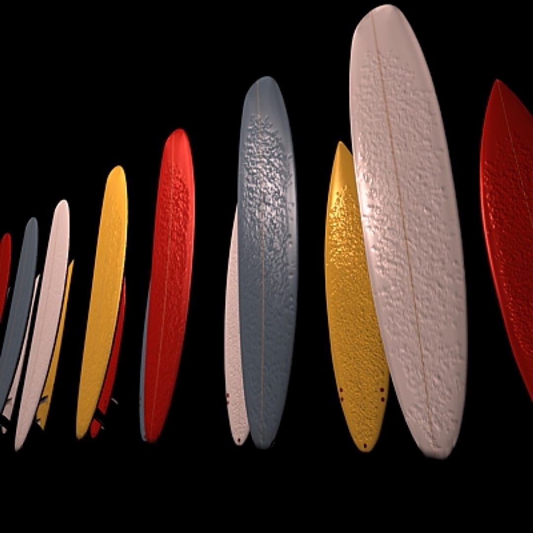 3d Model Surf Boards