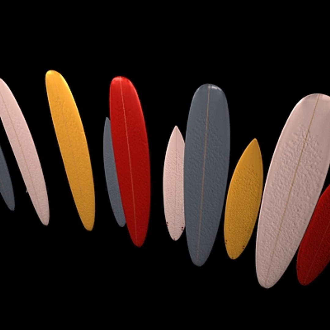 3d Model Surf Boards