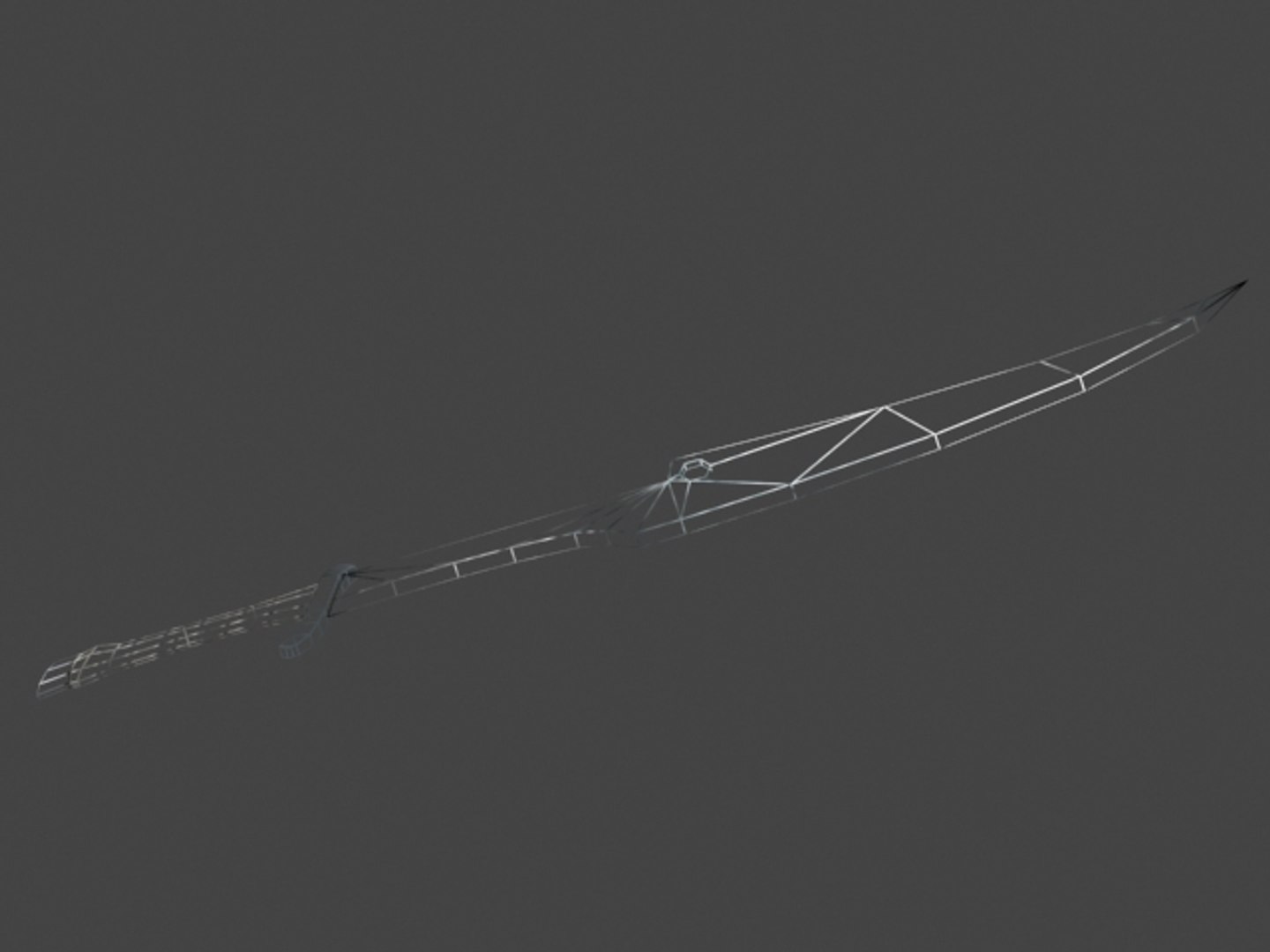 Maya Low-poly Sword