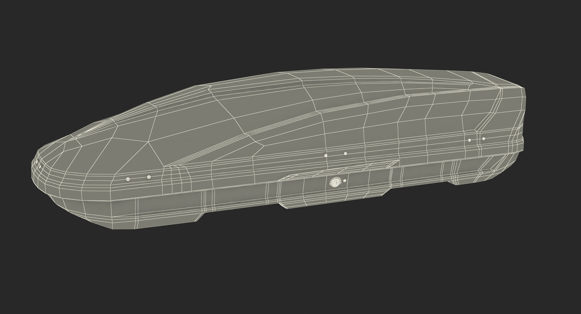 Car Roofbox Silver Generic 3D Model - TurboSquid 1298216