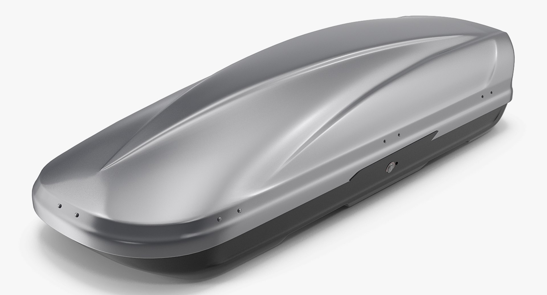 Car Roofbox Silver Generic 3D Model - TurboSquid 1298216
