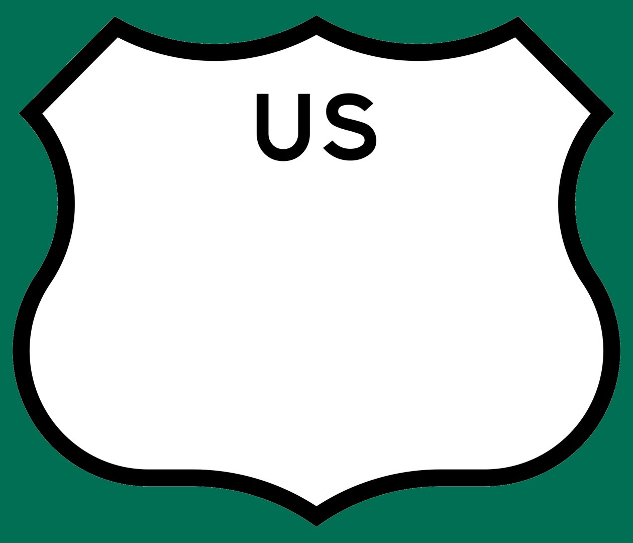 3d max interstate sign