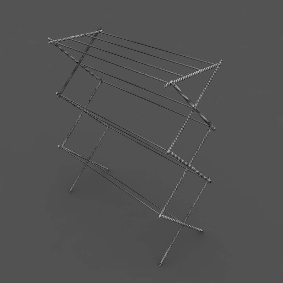 Drying Rack Clothes 3D Model - TurboSquid 1433109