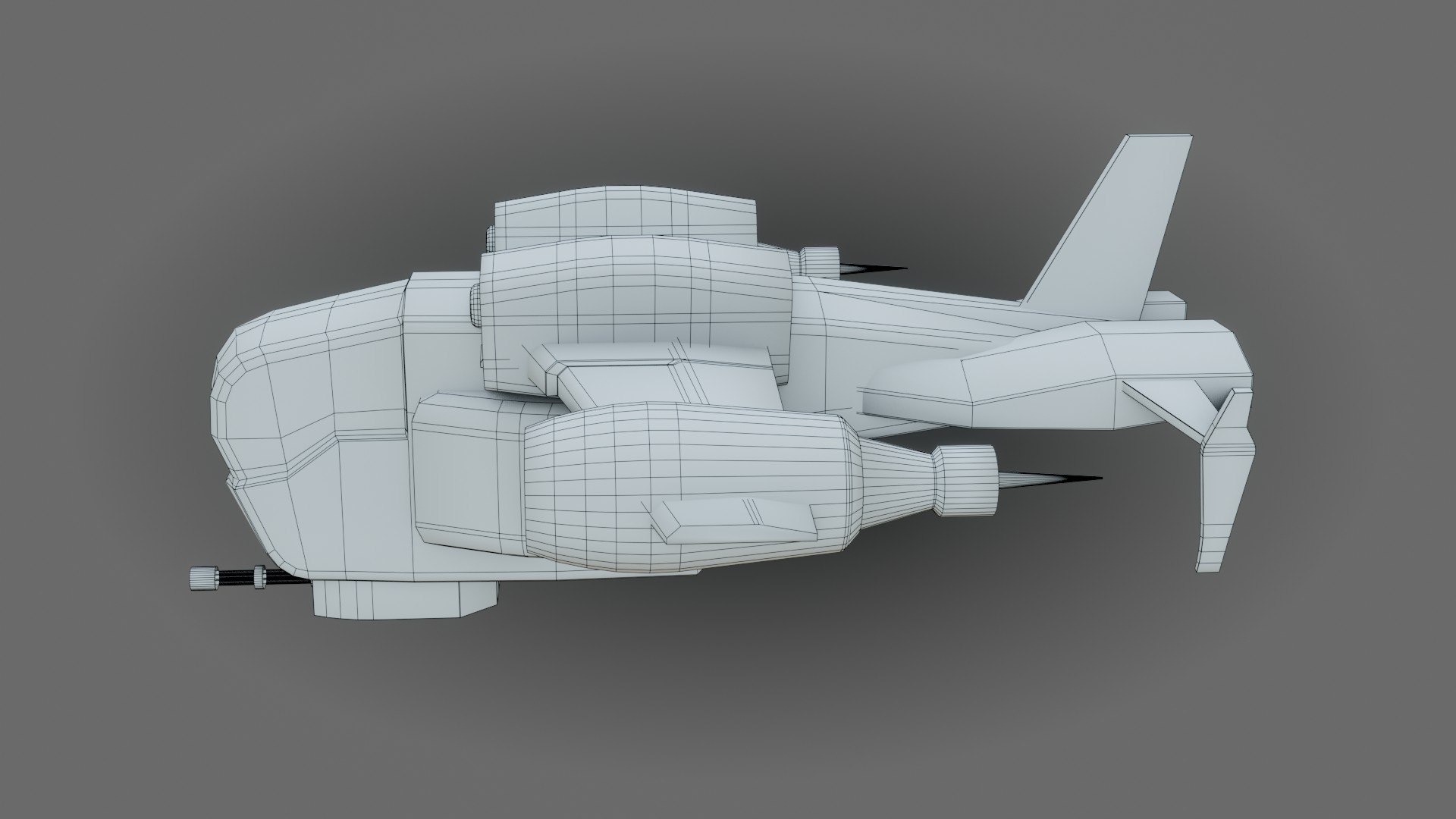 3D model Sci-Fi Drop Ship - Low Poly - Game Ready - PBR - TurboSquid ...