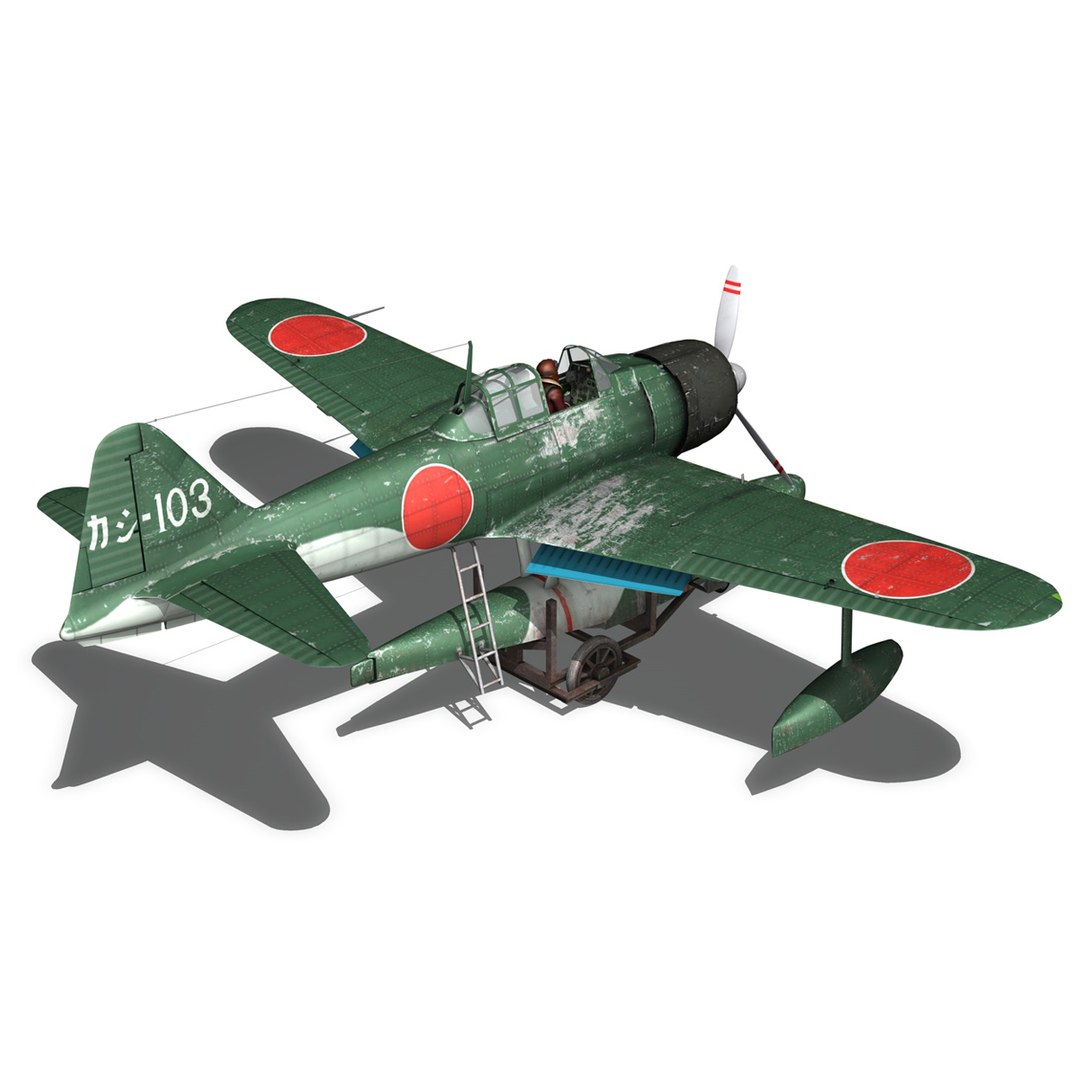 3ds max nakajima a6m2-n rufe