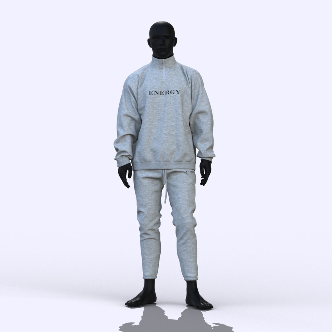 Male TrackSuit 3D - TurboSquid 1901376