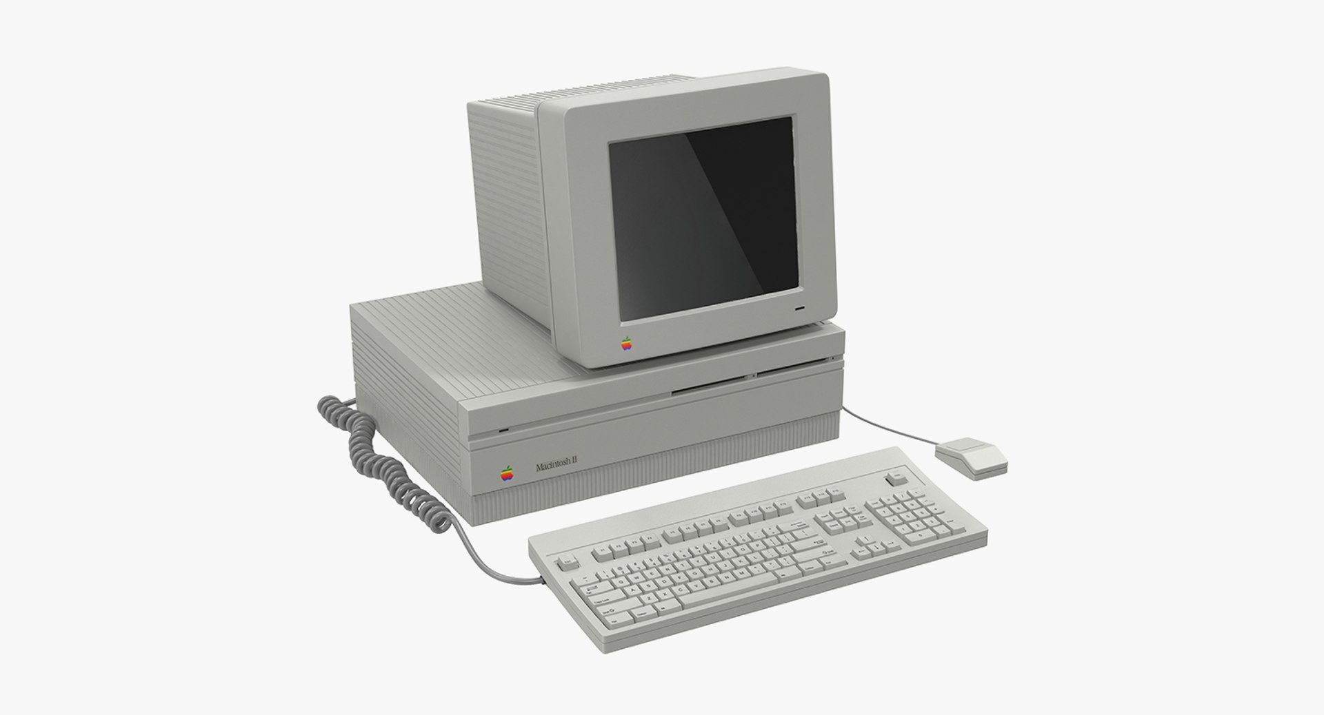 Retro Apple Computers Collection 3 model - TurboSquid 2068448