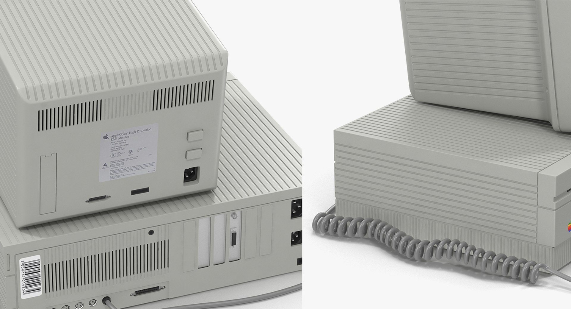 Retro Apple Computers Collection 3 model - TurboSquid 2068448