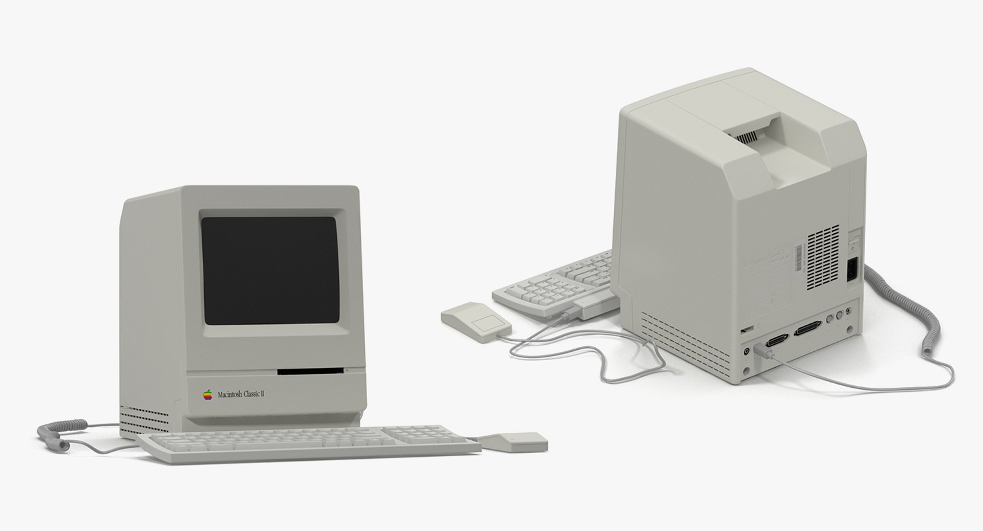 Retro Apple Computers Collection 3 model - TurboSquid 2068448
