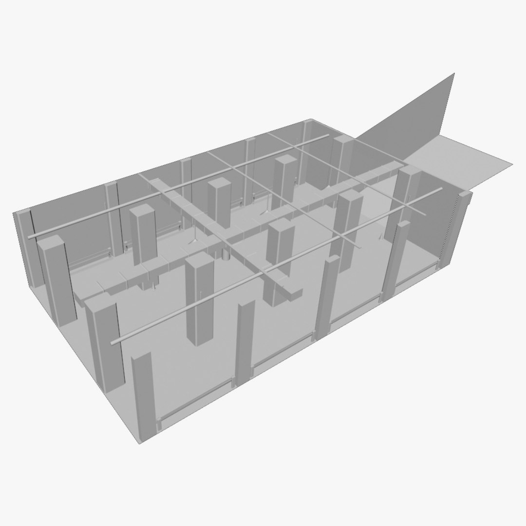 3d Model Underground Garage Turbosquid 2009279
