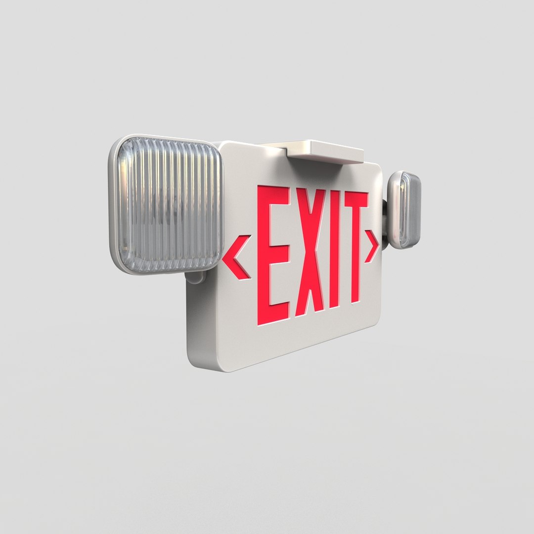 exit sign lighting model
