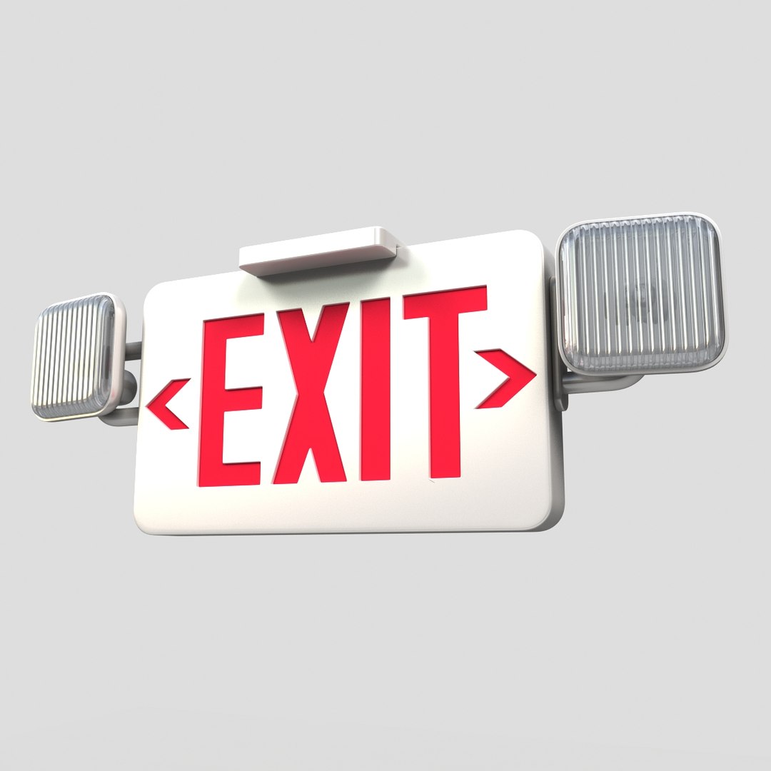 exit sign lighting model