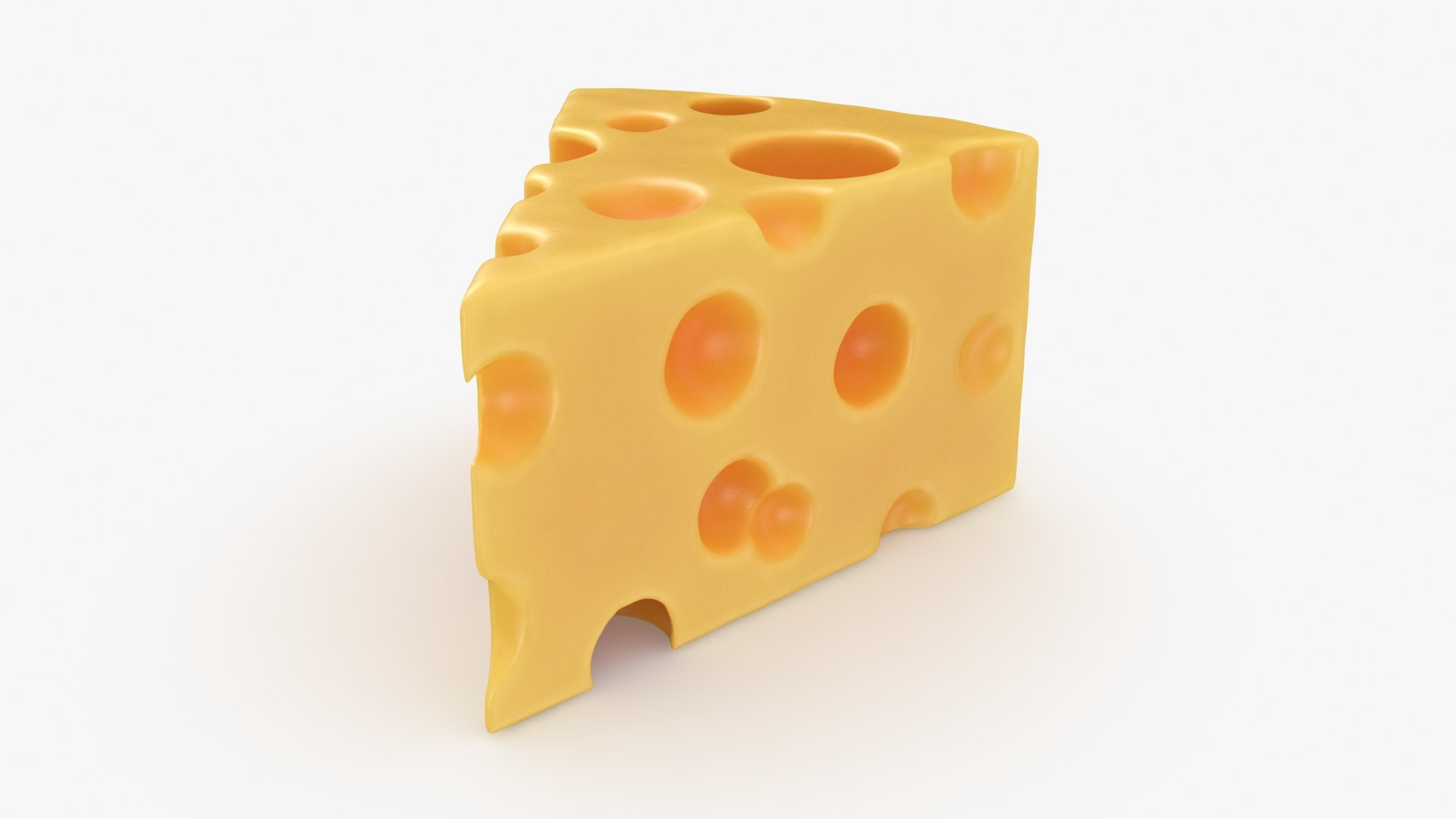 Stylized Triangle Cheese 3D - TurboSquid 2309158