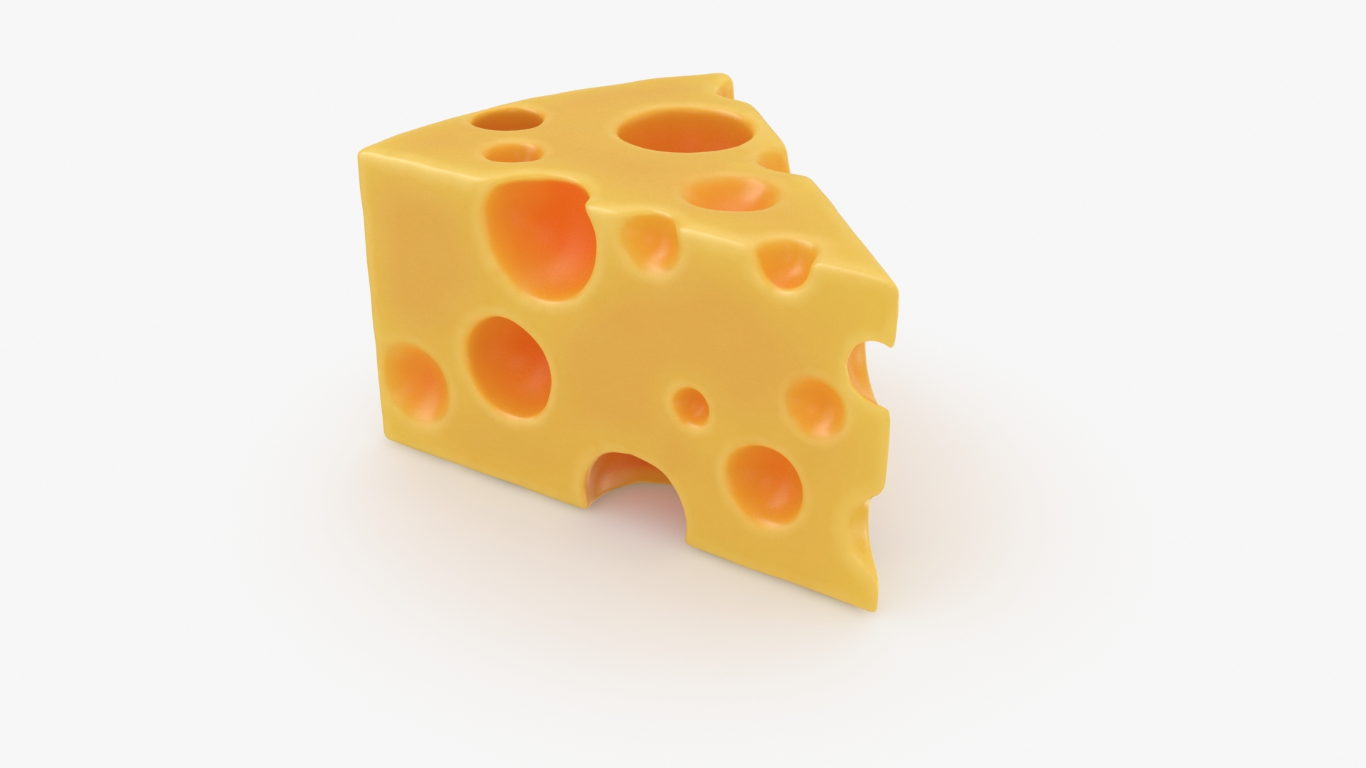 Stylized Triangle Cheese 3D - TurboSquid 2309158