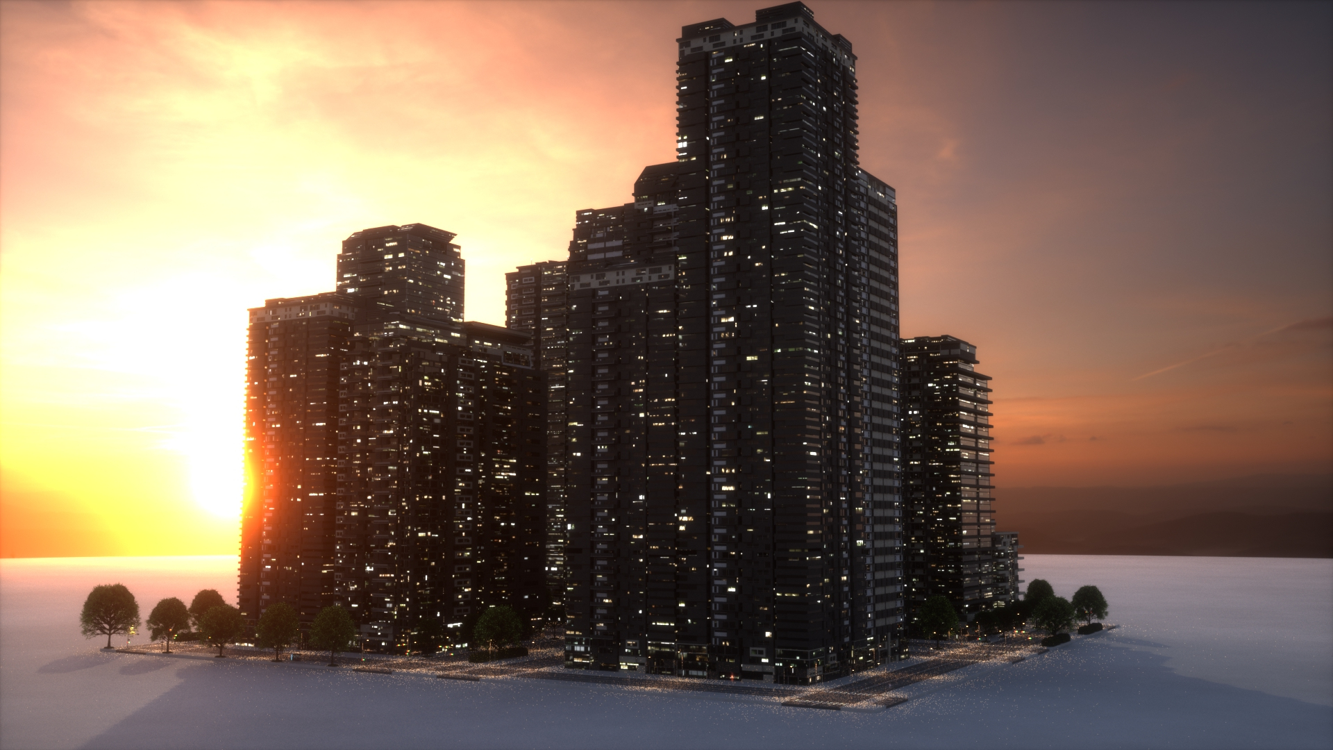 City Block Type B20 Model - TurboSquid 2092350