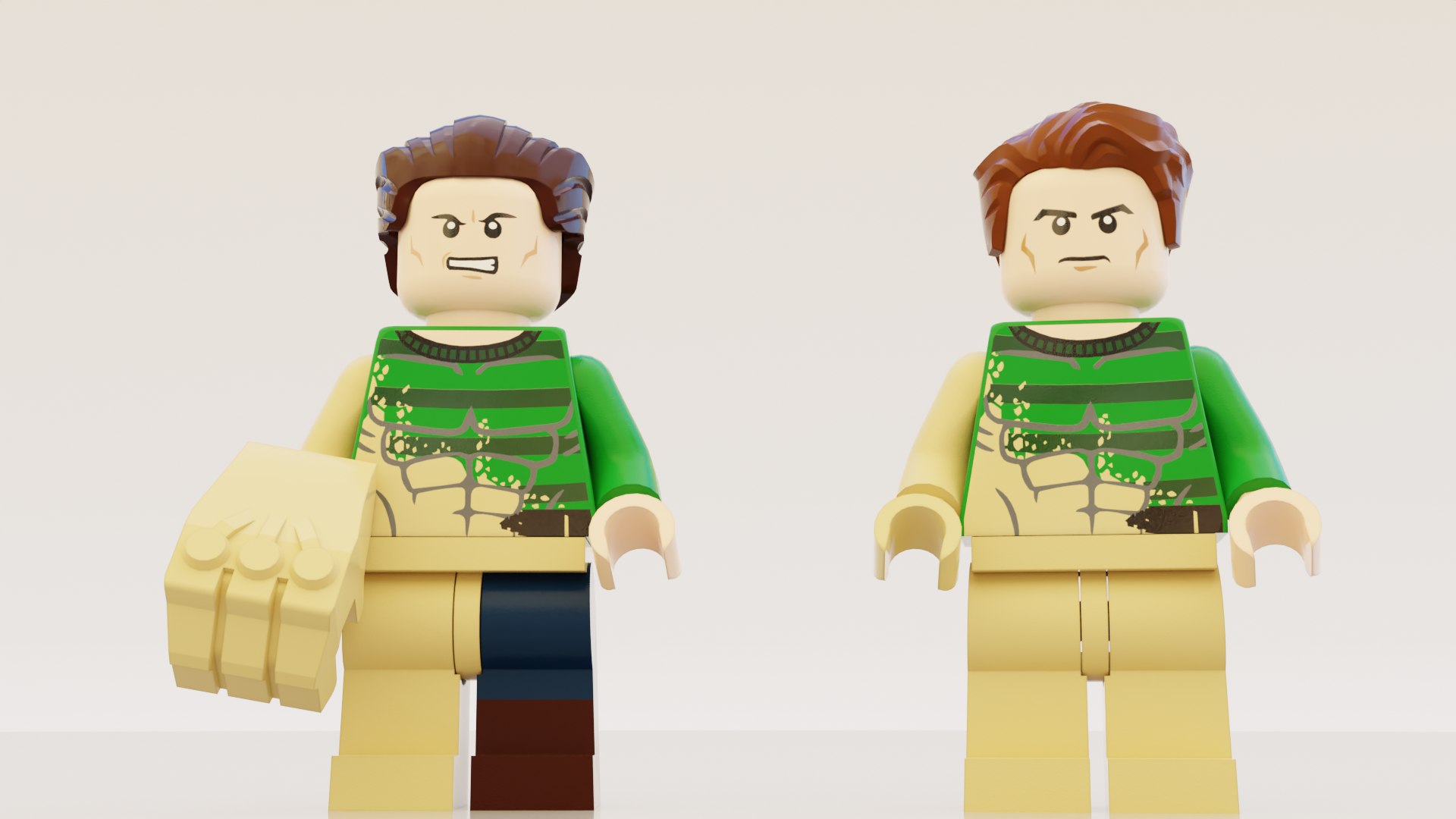 Lego Sandman and Mysterio mini pack 3D model - TurboSquid 1988343