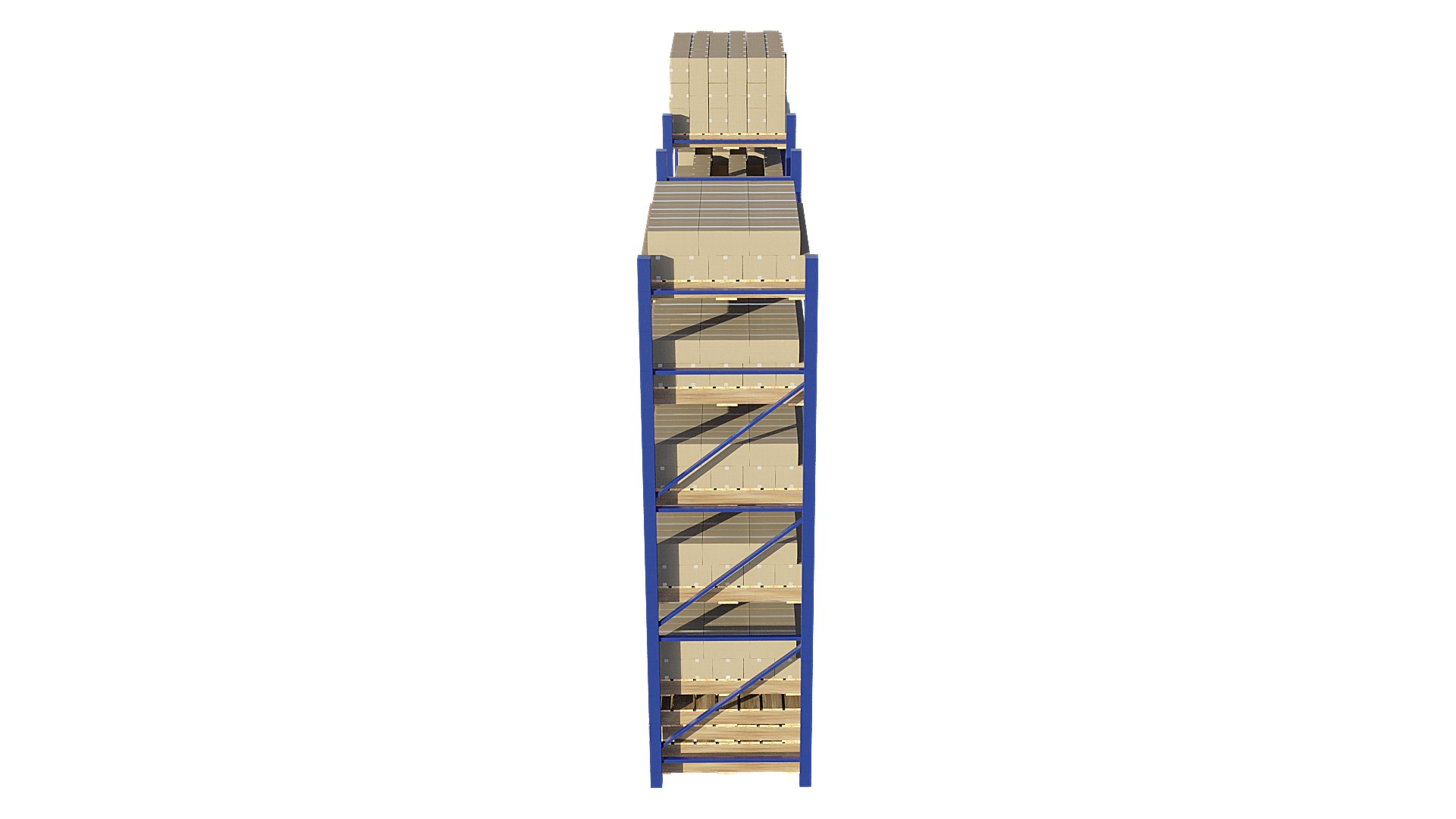 Warehouse Racking 3D Model - TurboSquid 1806234