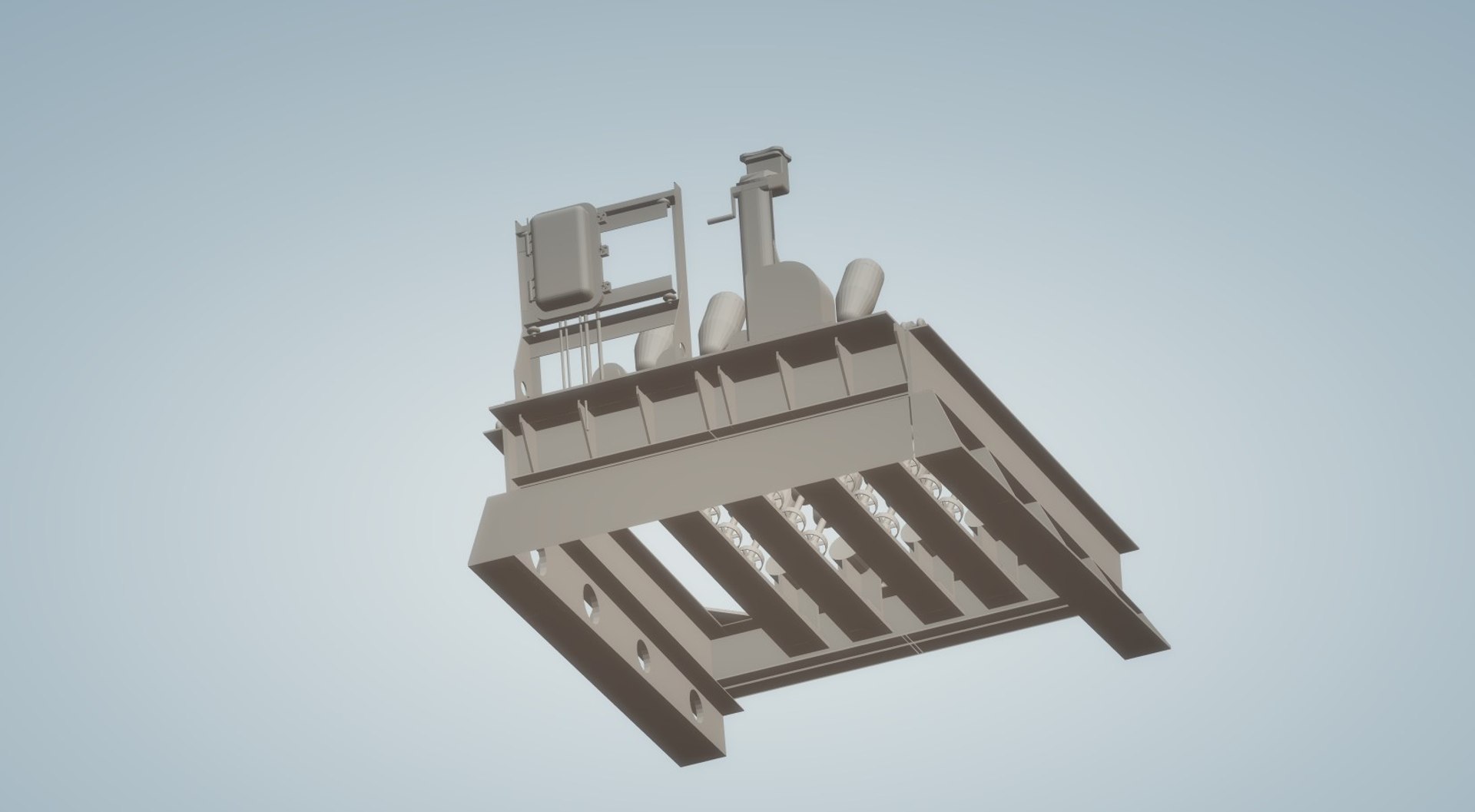 Hedge Hog Depth Charge 3D Model - TurboSquid 1432285