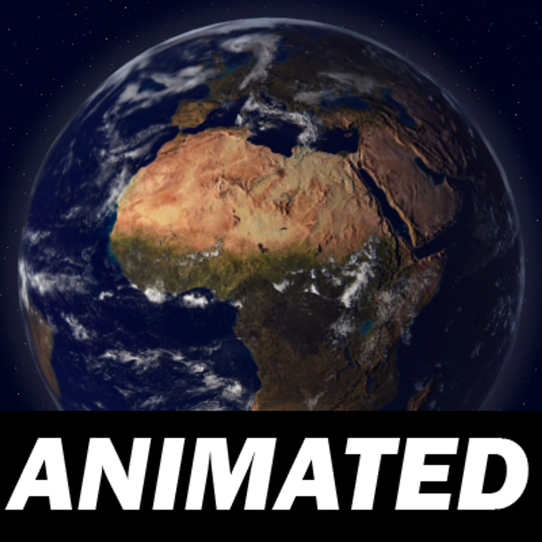 Earth Animation 3d Model