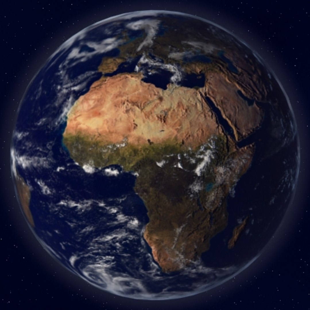 Earth Animation 3d Model