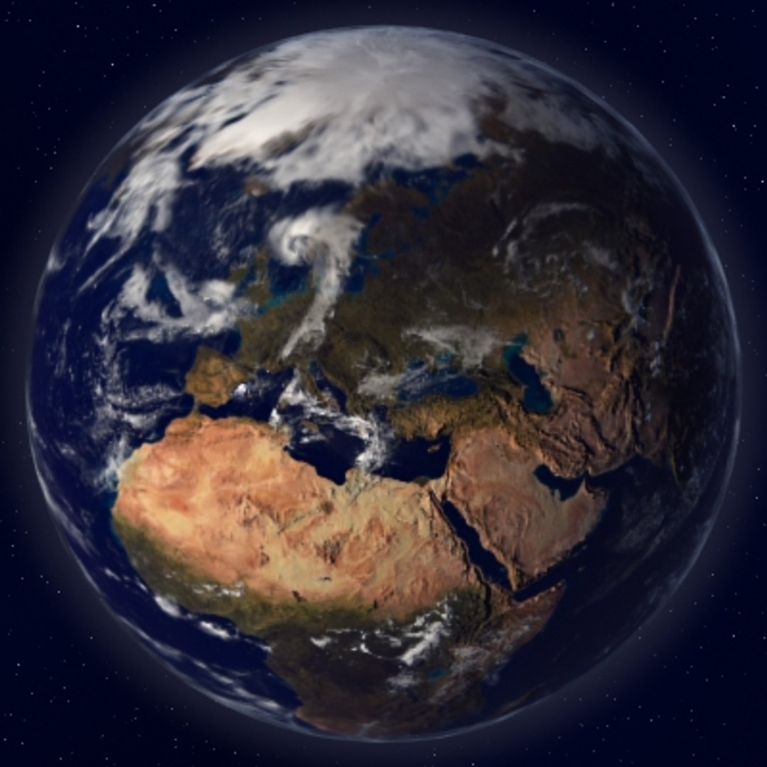 Earth Animation 3d Model