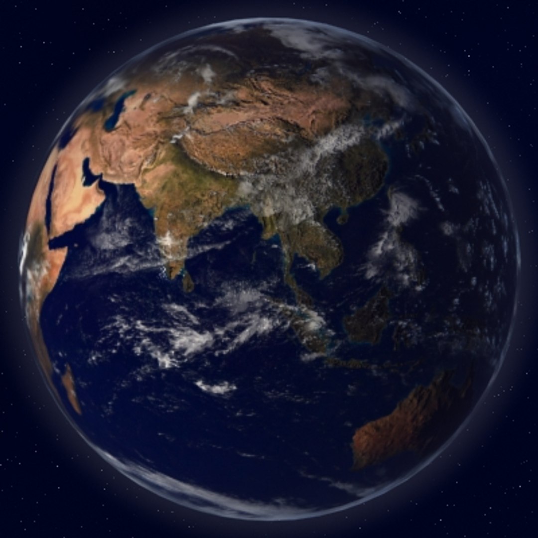 Earth Animation 3d Model