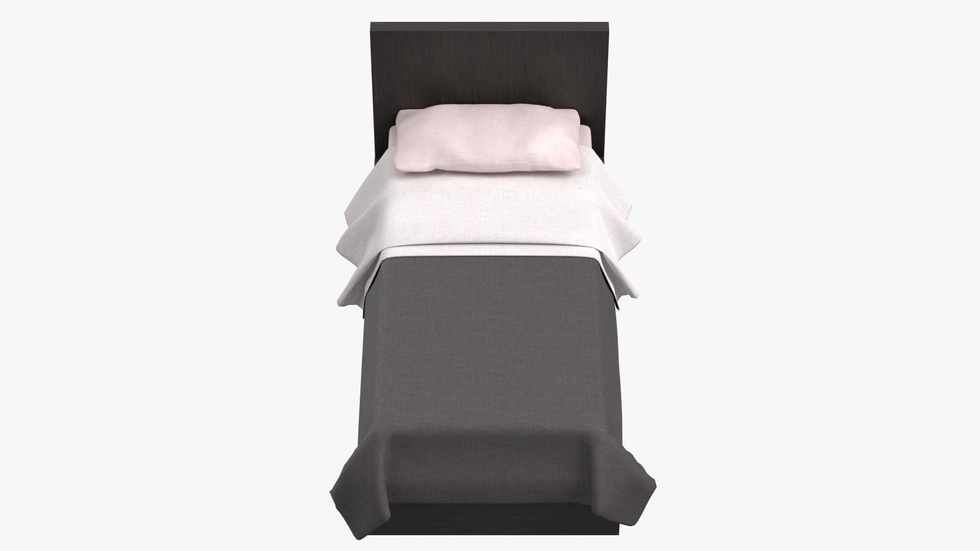 Single Bed Model - TurboSquid 1920462