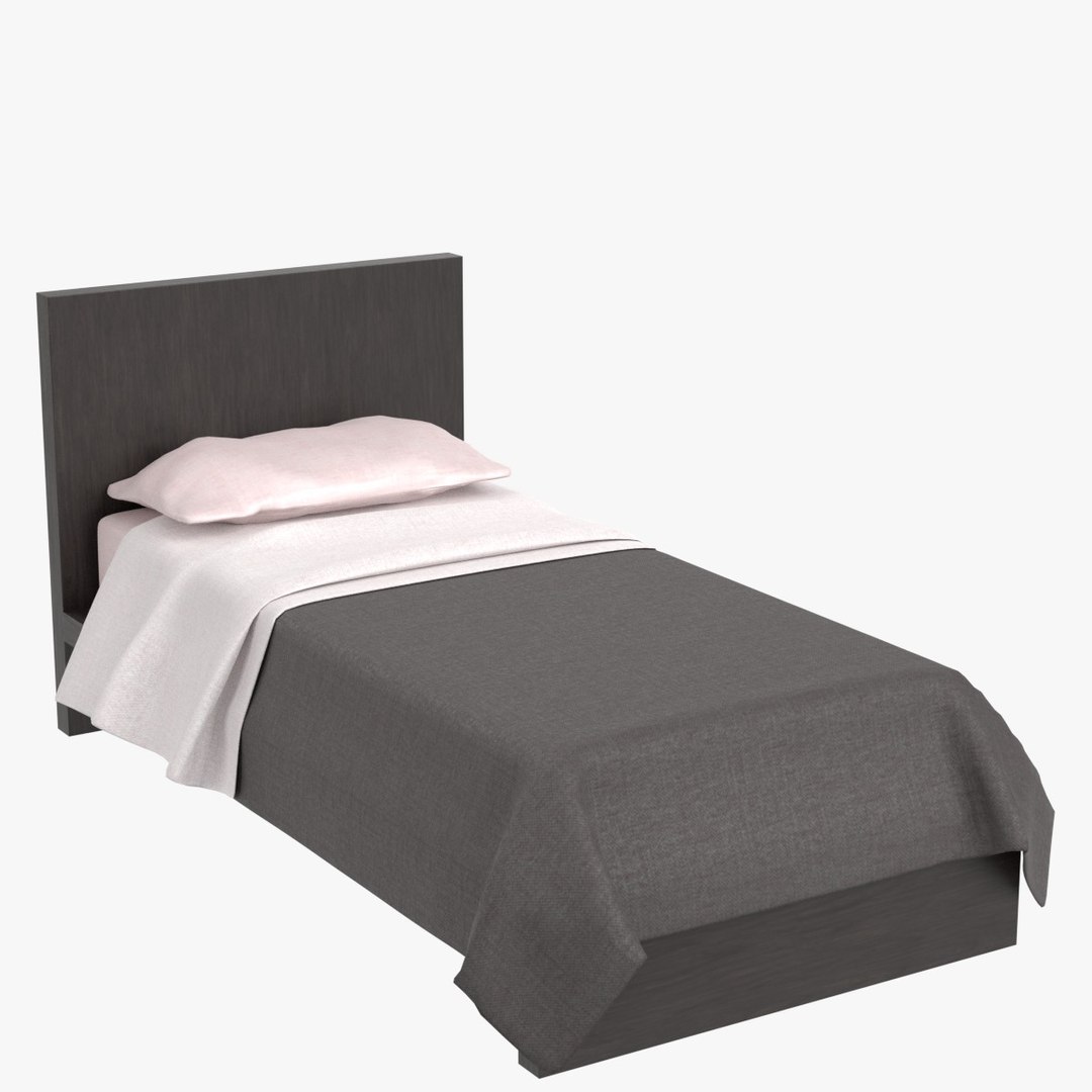 Single Bed Model - TurboSquid 1920462