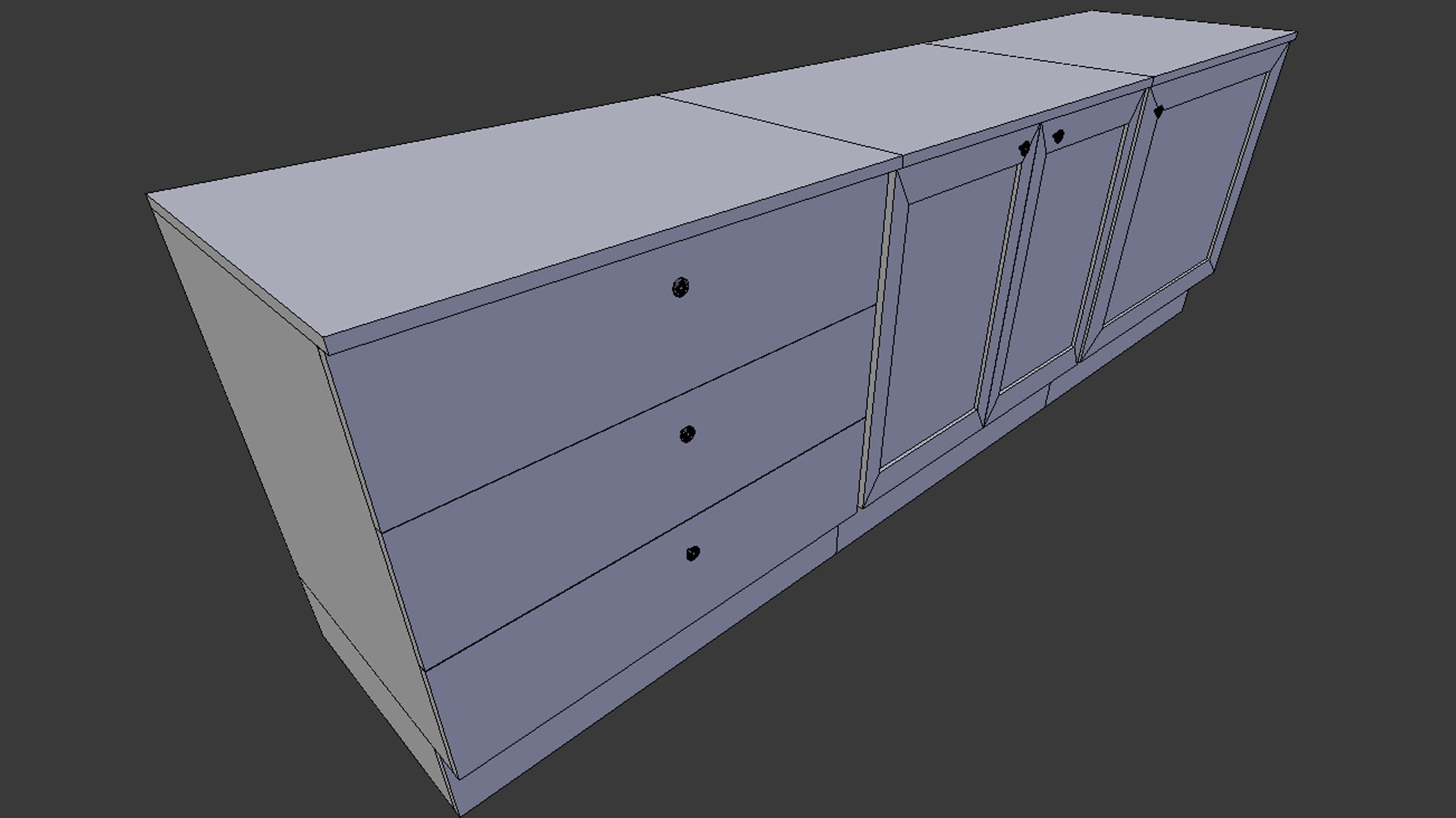 3d Ready Cabinet - Games Model