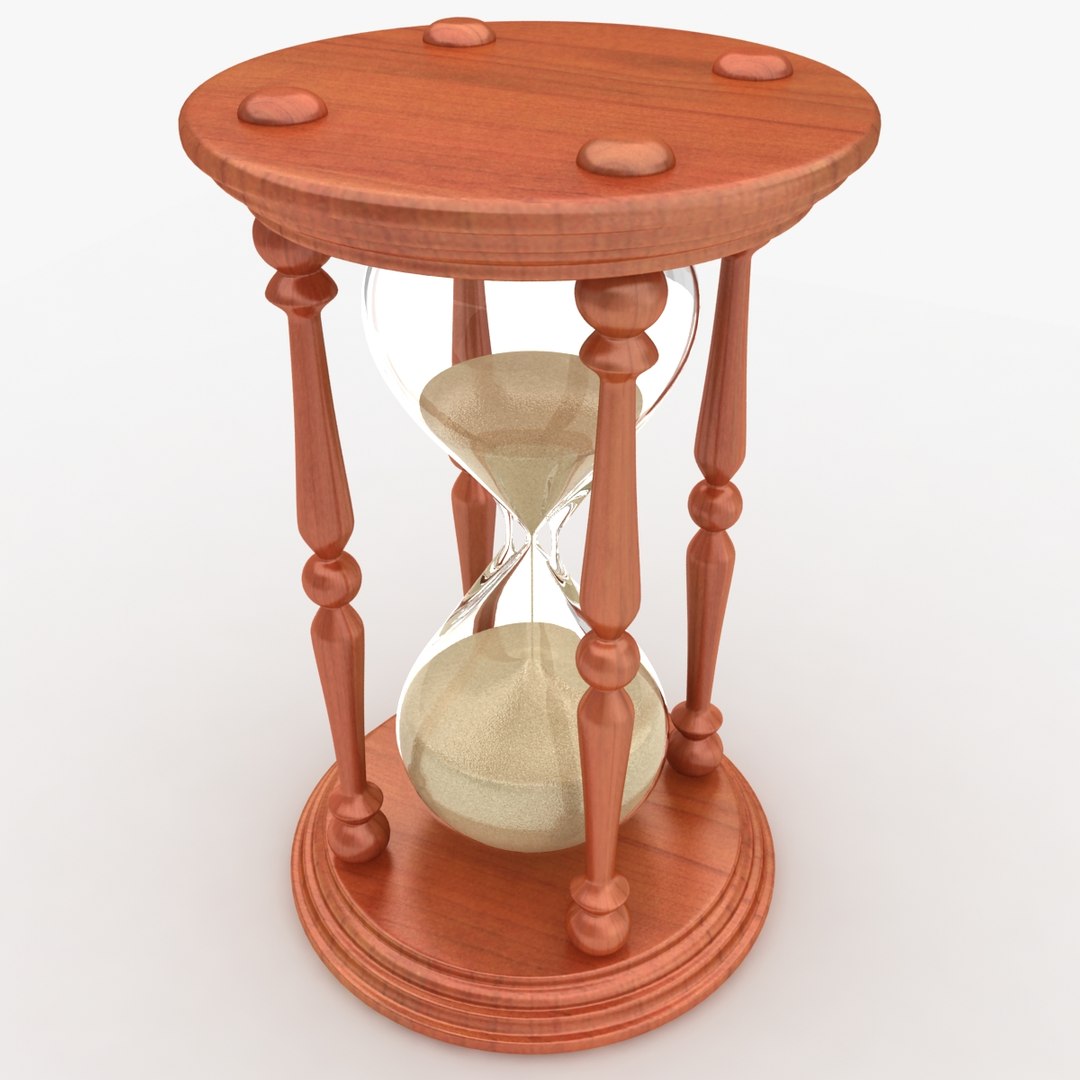 3d realistic hourglass model