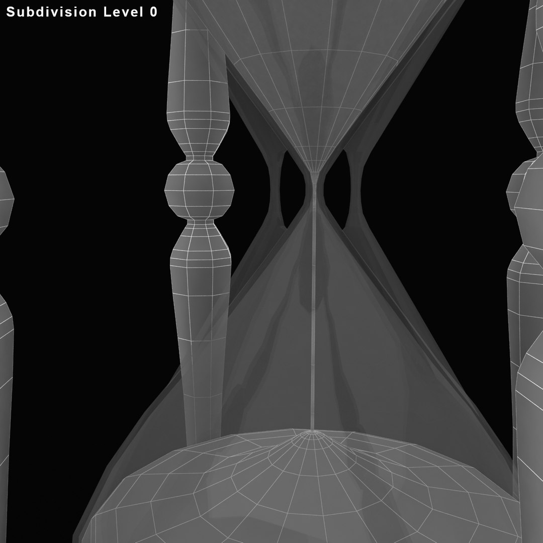 3d realistic hourglass model