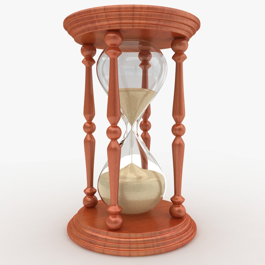 3d realistic hourglass model