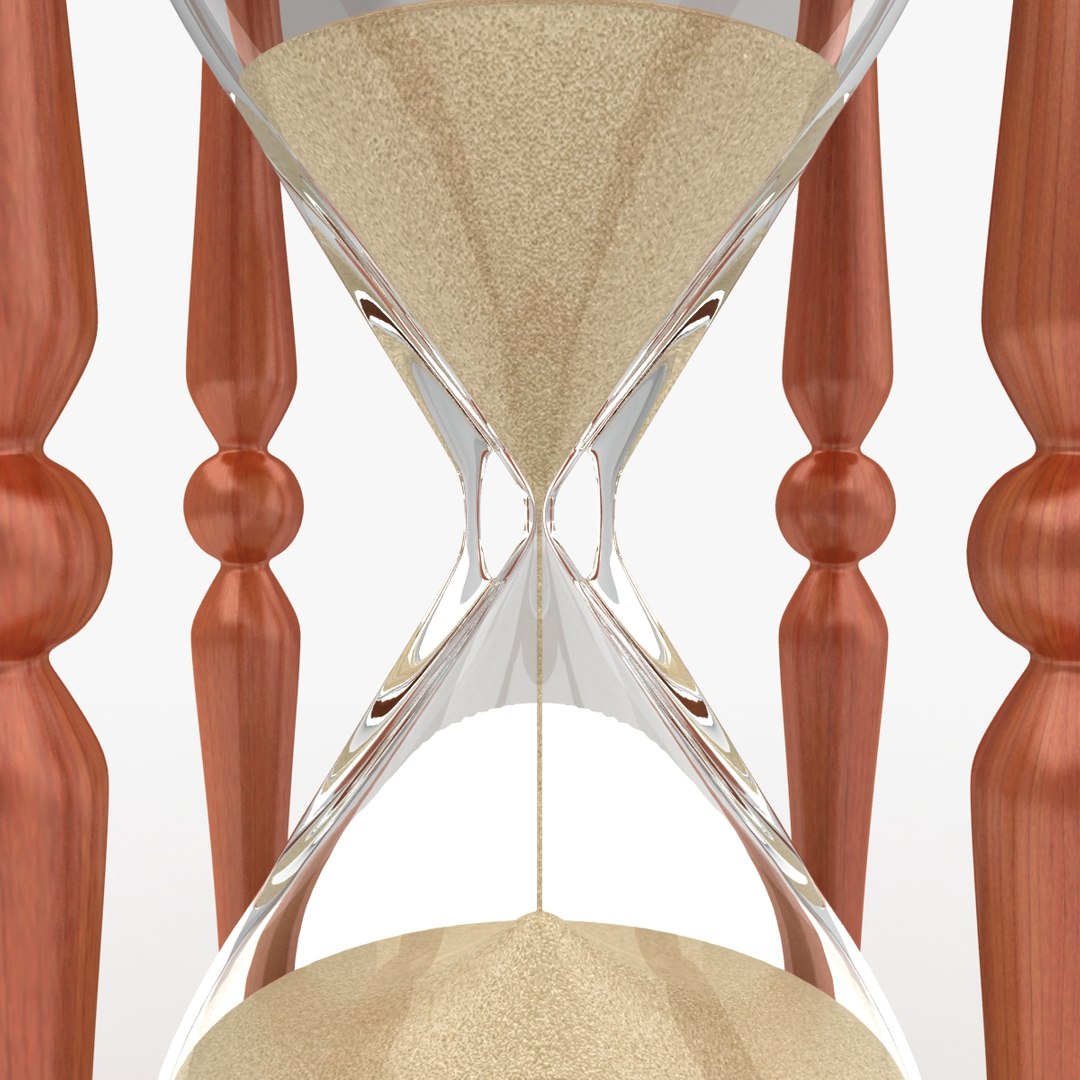 3d realistic hourglass model