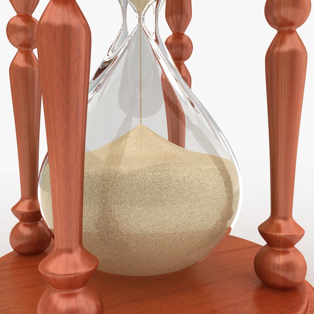 3d realistic hourglass model