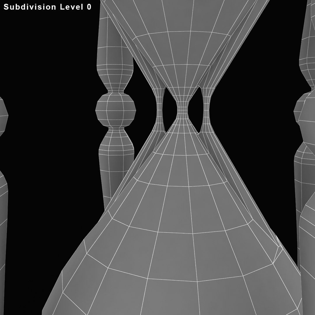 3d realistic hourglass model